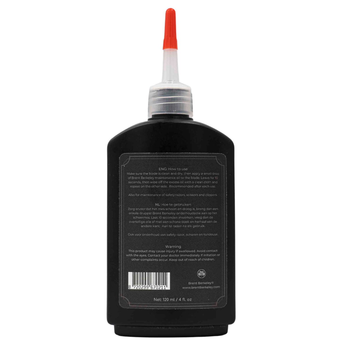 Huile minérale d'entretien Brent pour rasoir droit - 120 ml – Brent ...