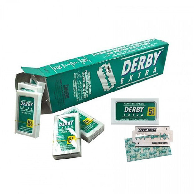 Derby Extra Double Edge Razor Blades - 100 Pieces – Brent Berkeley